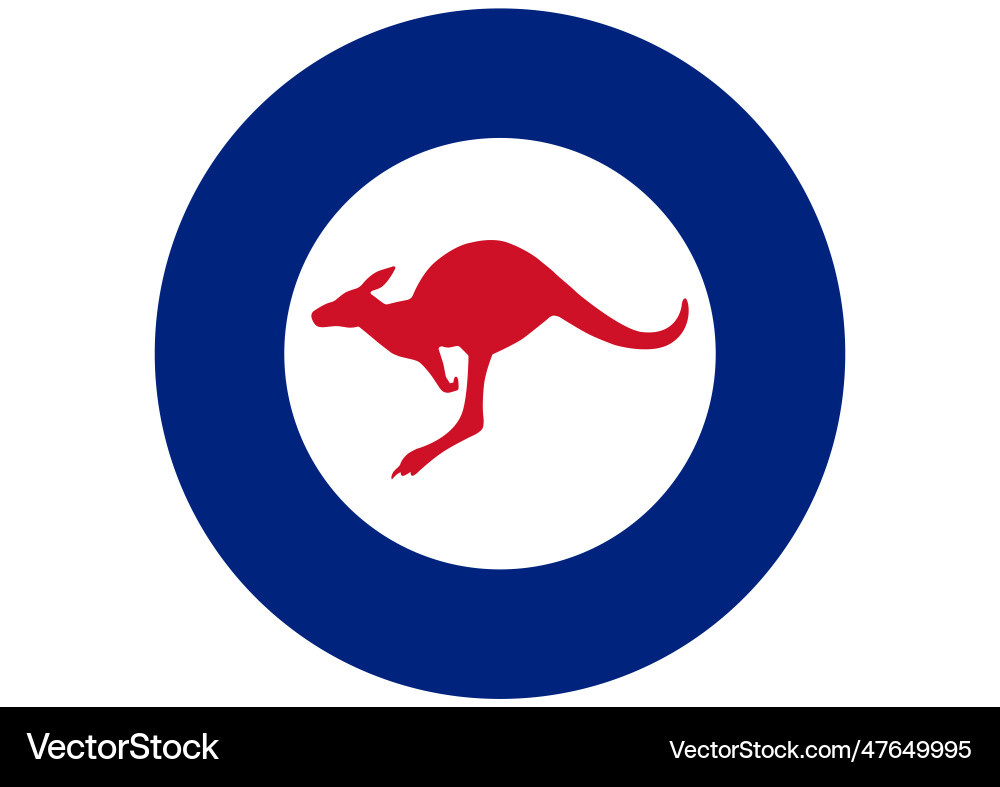Raaf roundel Royalty Free Vector Image - VectorStock