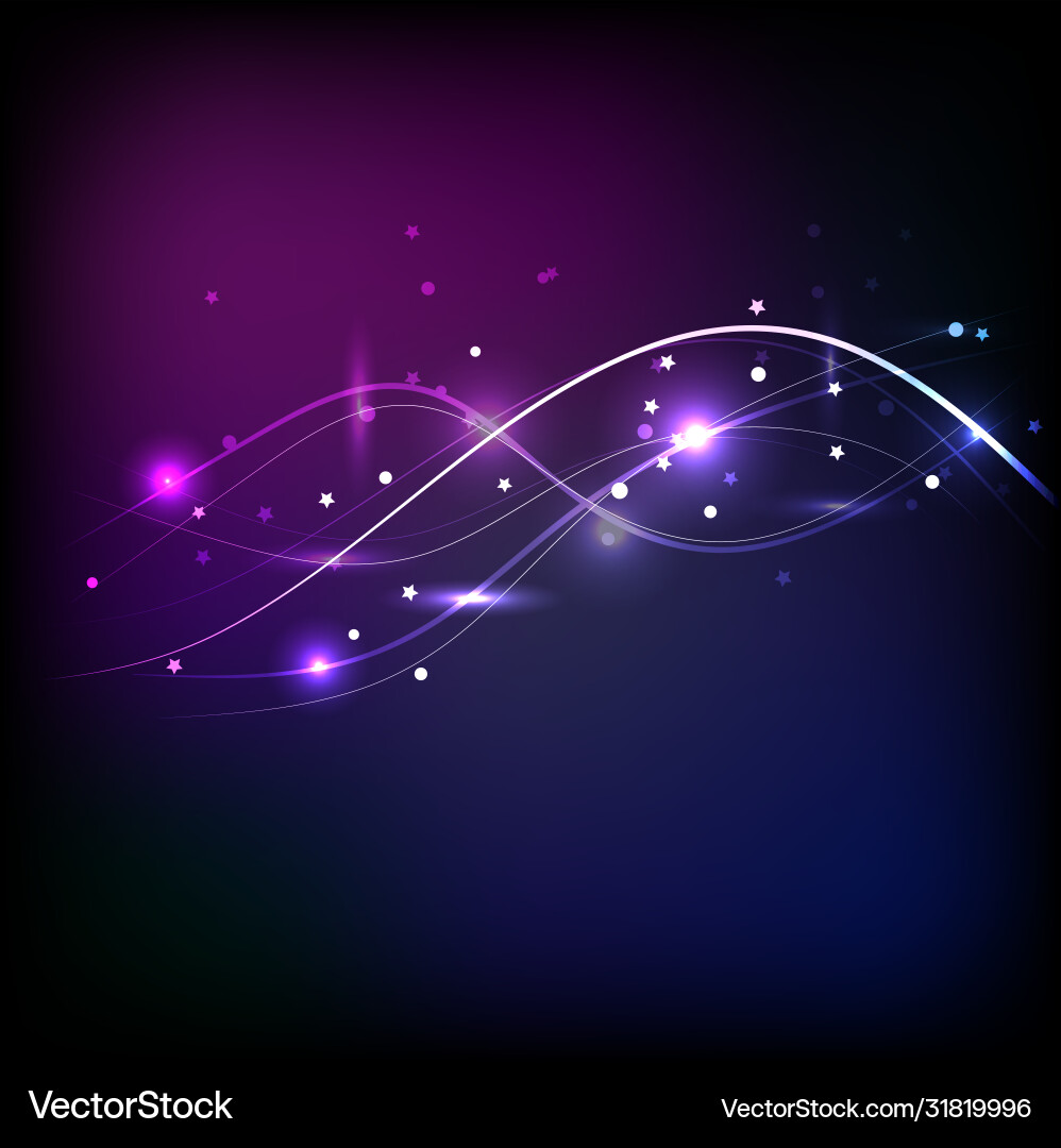 Abstract glowing background with flickering glow Vector Image