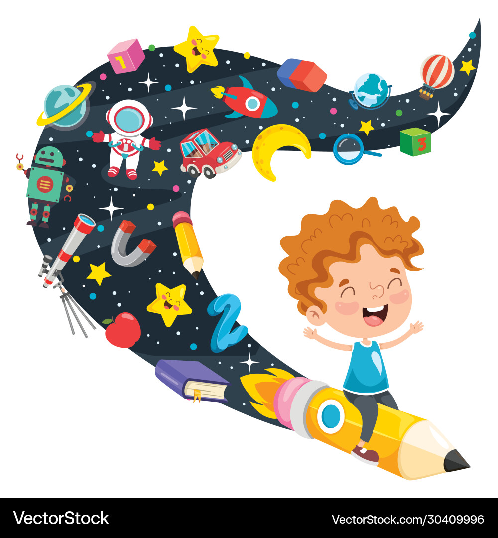 Children education Royalty Free Vector Image - VectorStock