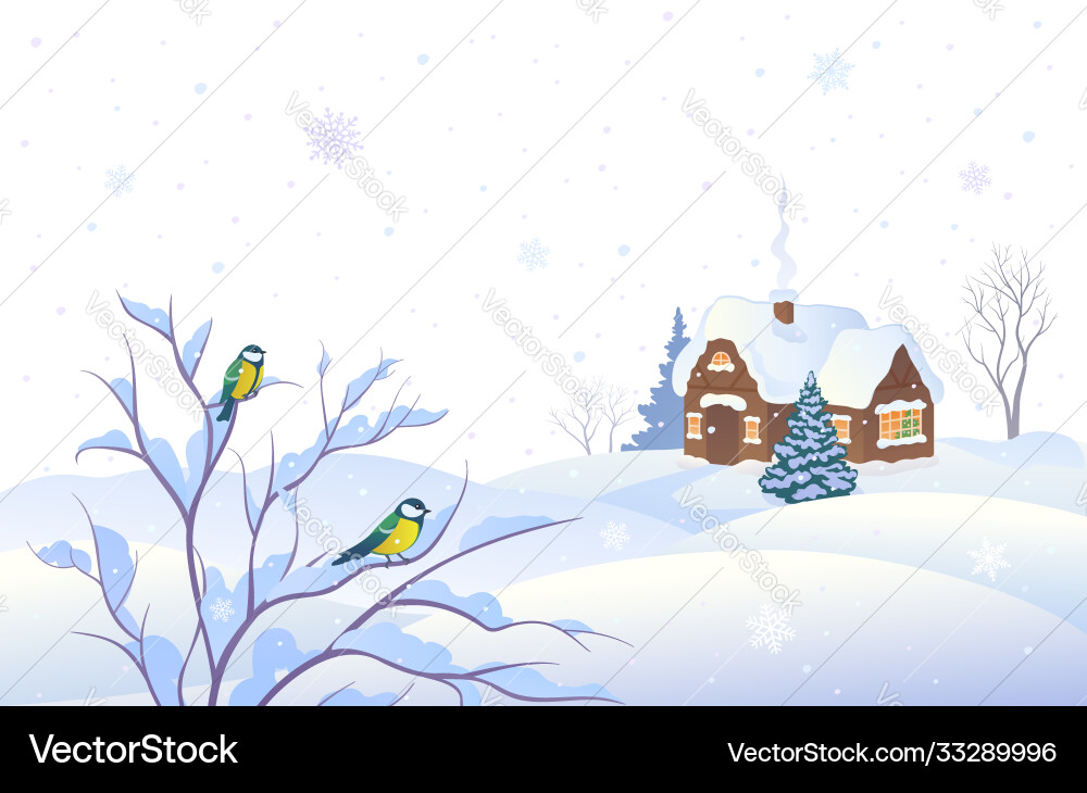 Snowing background Royalty Free Vector Image - VectorStock