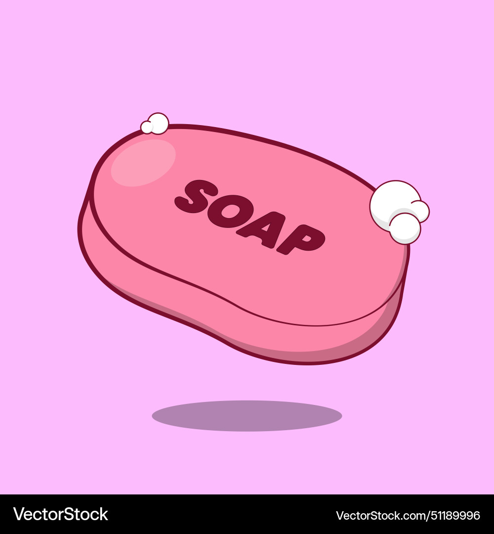 Soap bar icon cartoon Royalty Free Vector Image