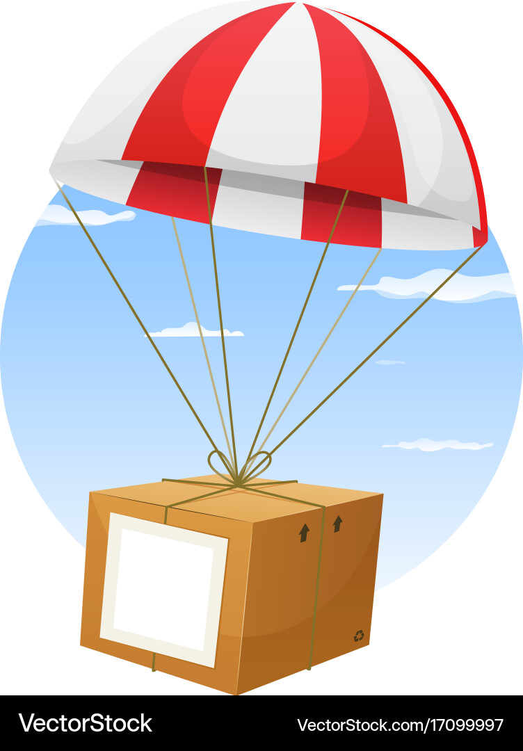 Airmail shipping delivery Royalty Free Vector Image
