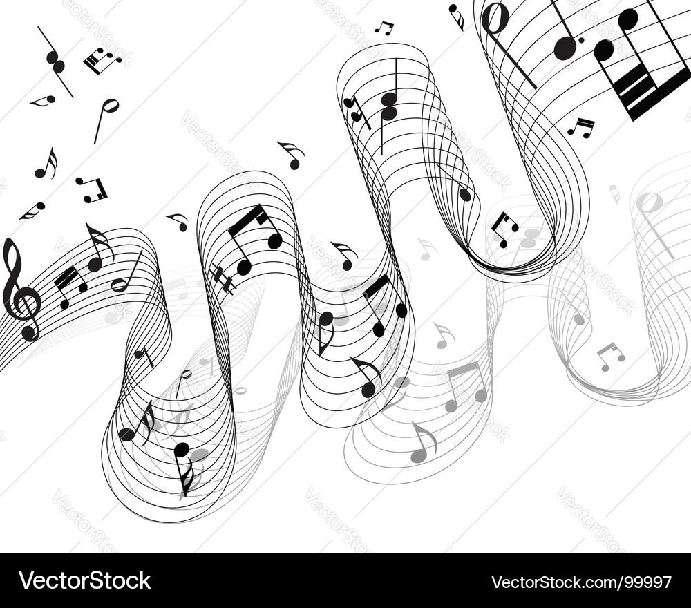Notes staff Royalty Free Vector Image - VectorStock