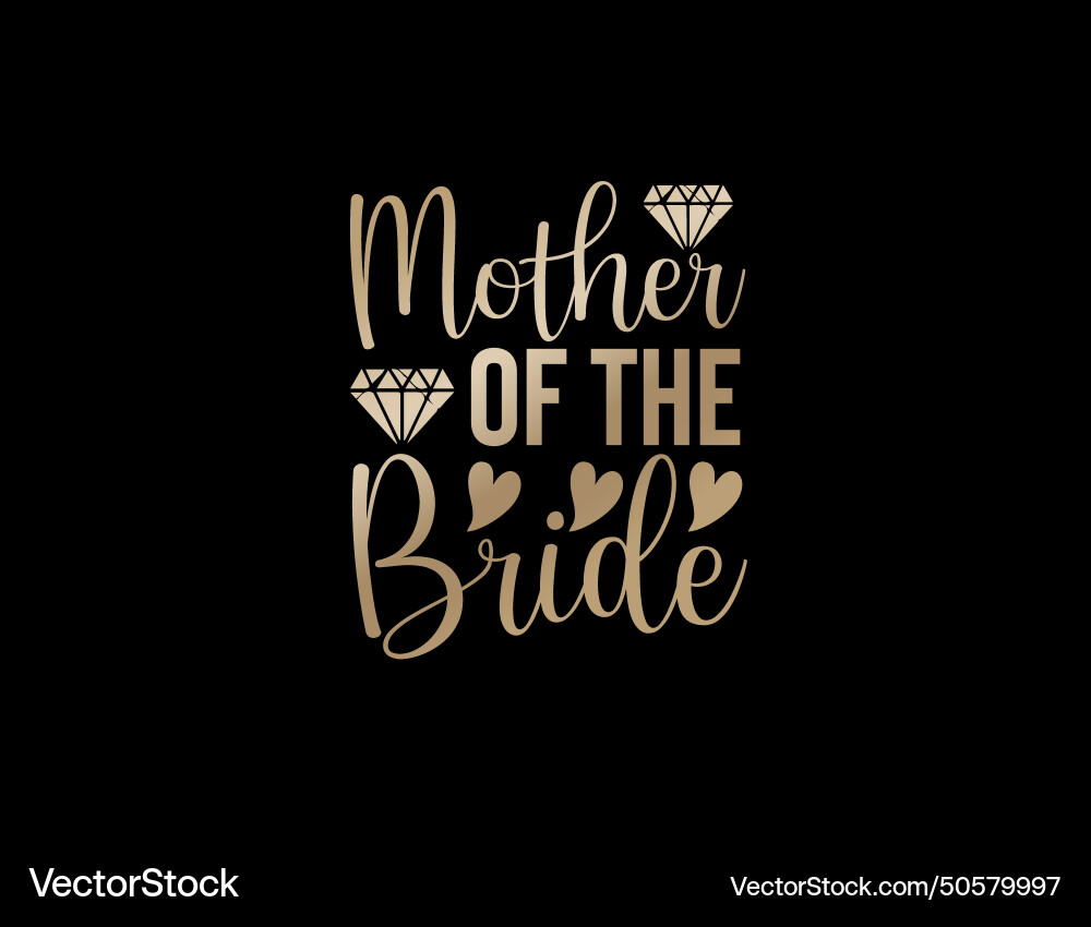 Wedding lettering t-shirt design Royalty Free Vector Image