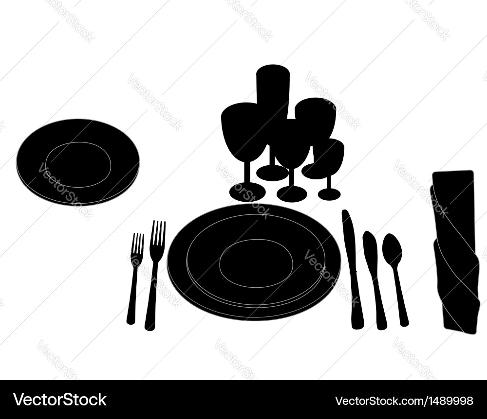 Table layout Royalty Free Vector Image - VectorStock