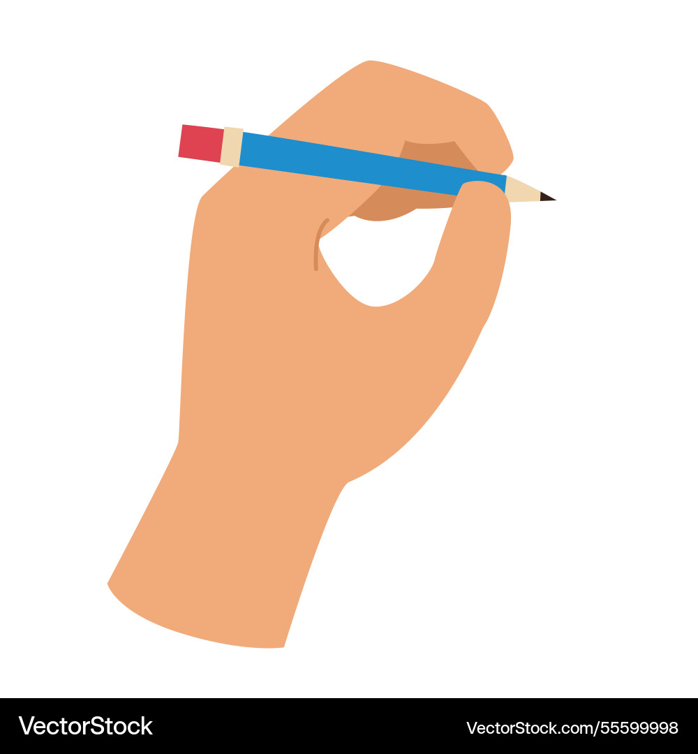 Writing clip art pencil Royalty Free Vector Image