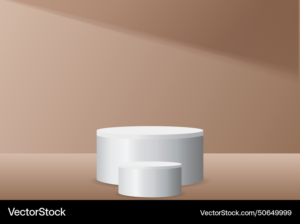 Simple podium background Royalty Free Vector Image
