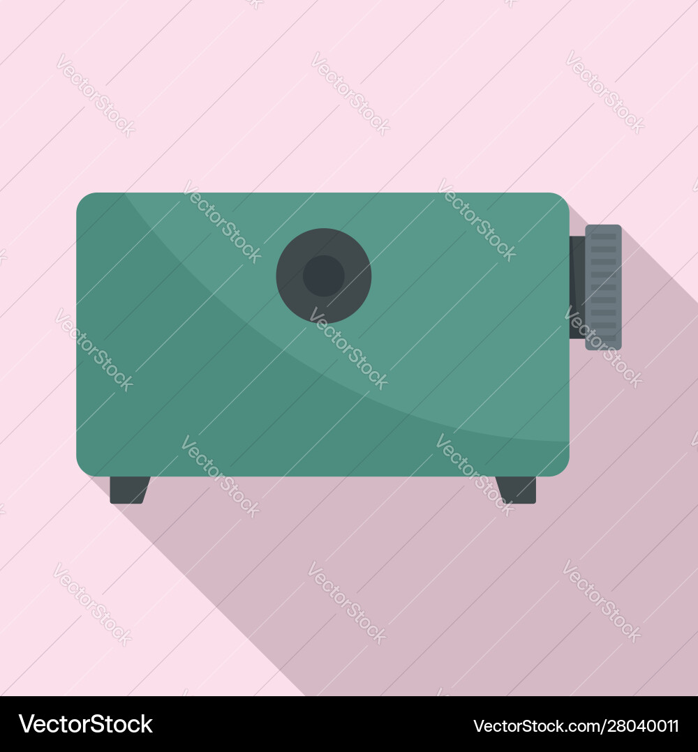 Film projector equipment icon flat style Vector Image
