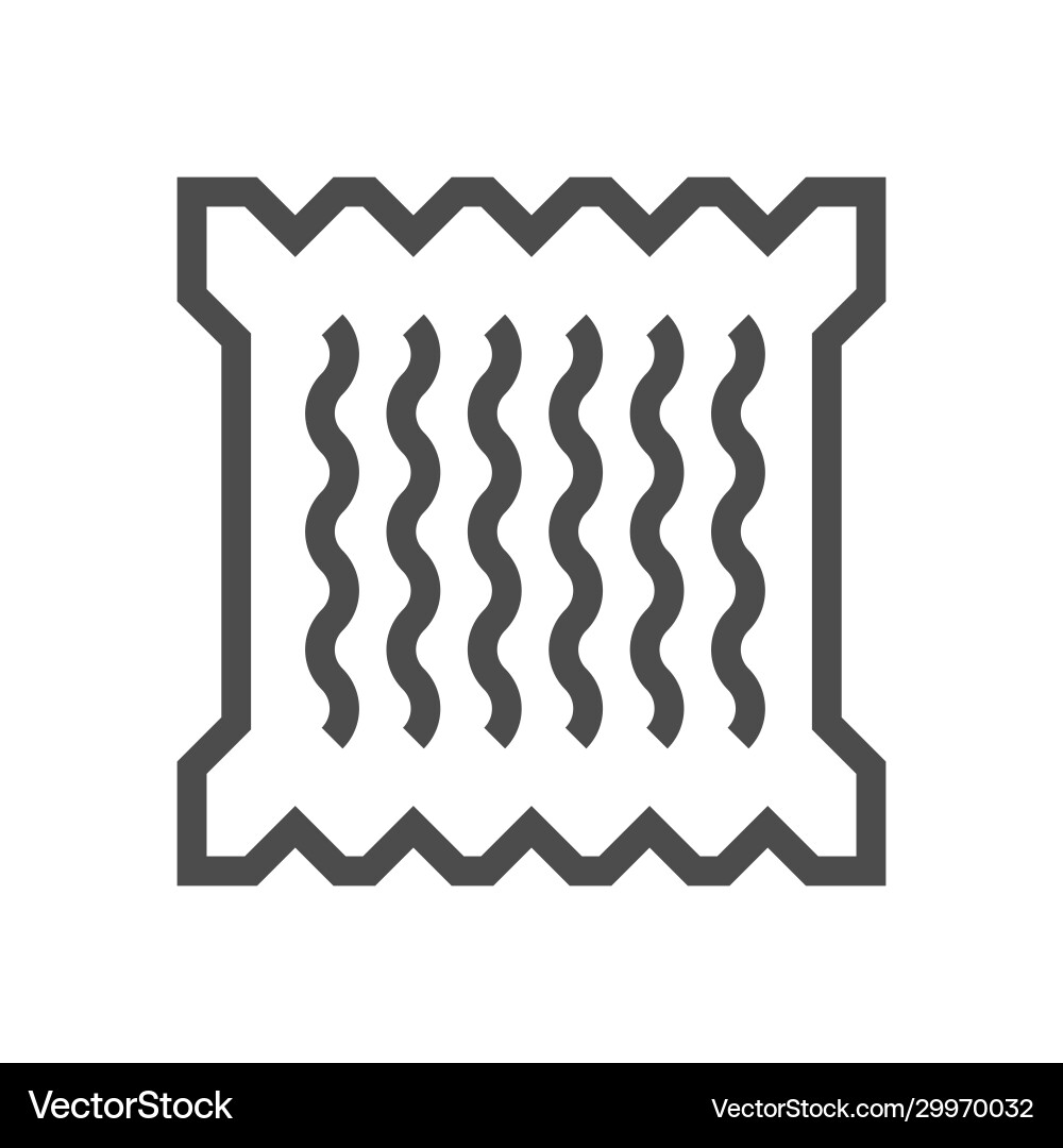 Noodle packaging icon Royalty Free Vector Image