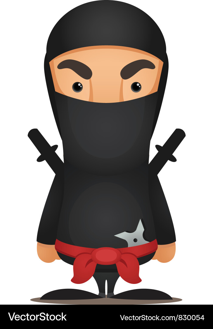 Ninja Royalty Free Vector Image - VectorStock