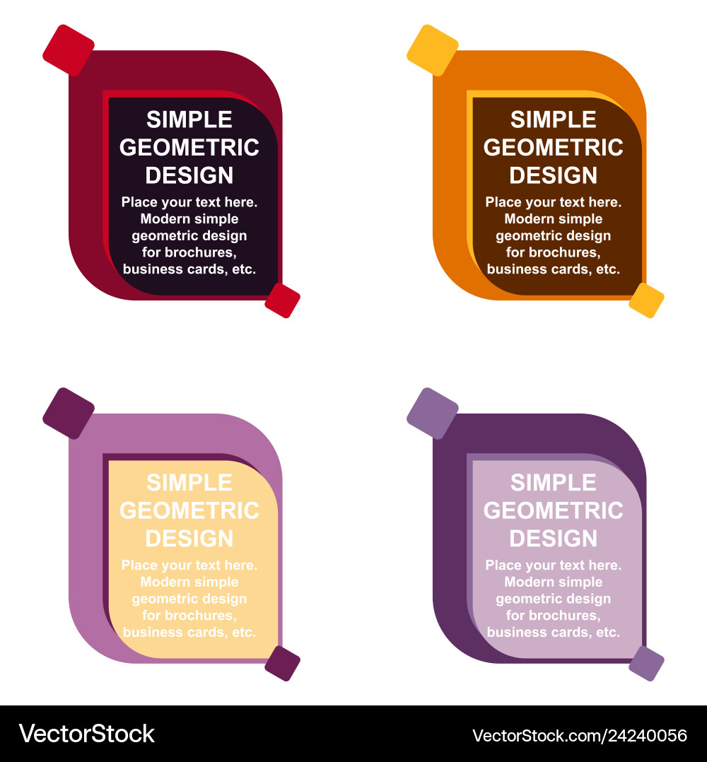 Creative abstract design decorated background Vector Image