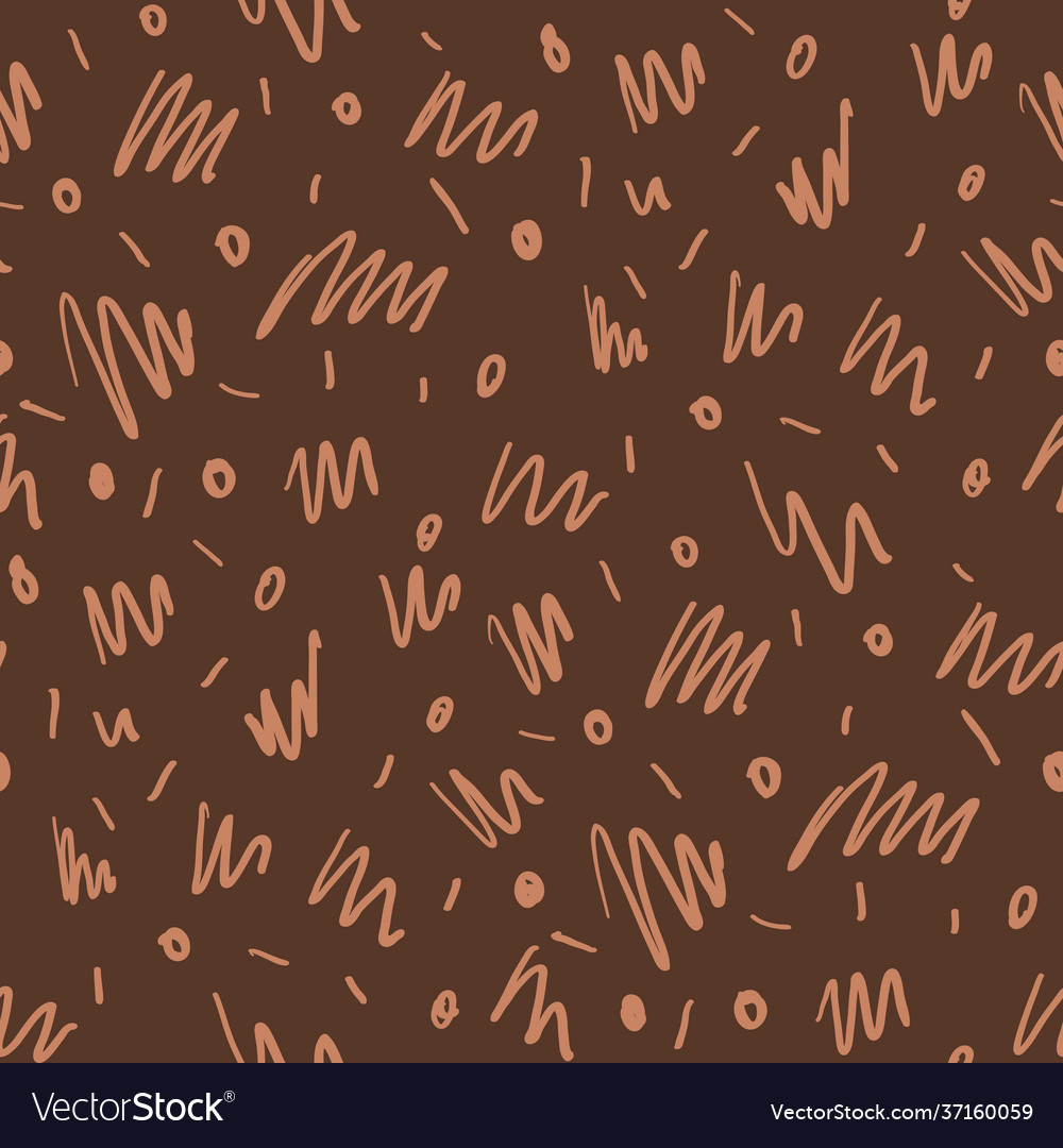 Seamless minimalist doodle scribble pattern Vector Image