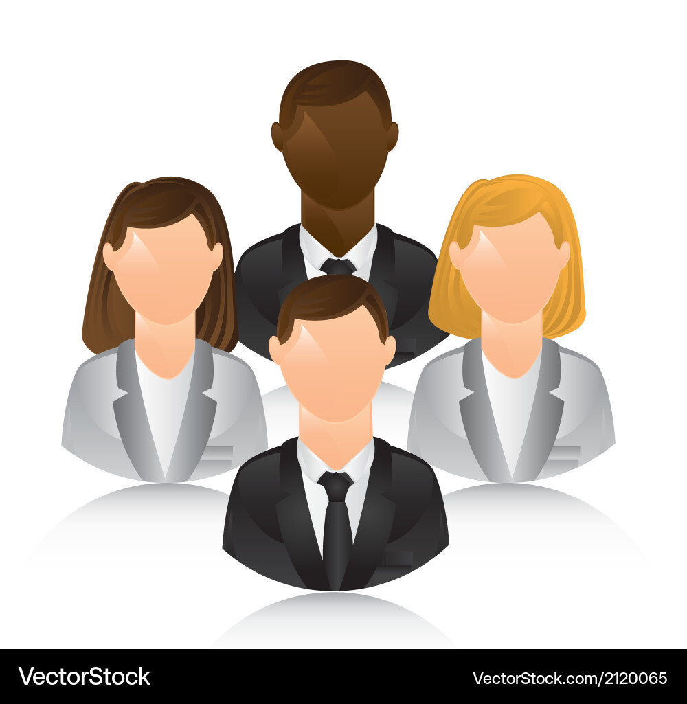 Business people over white background Royalty Free Vector
