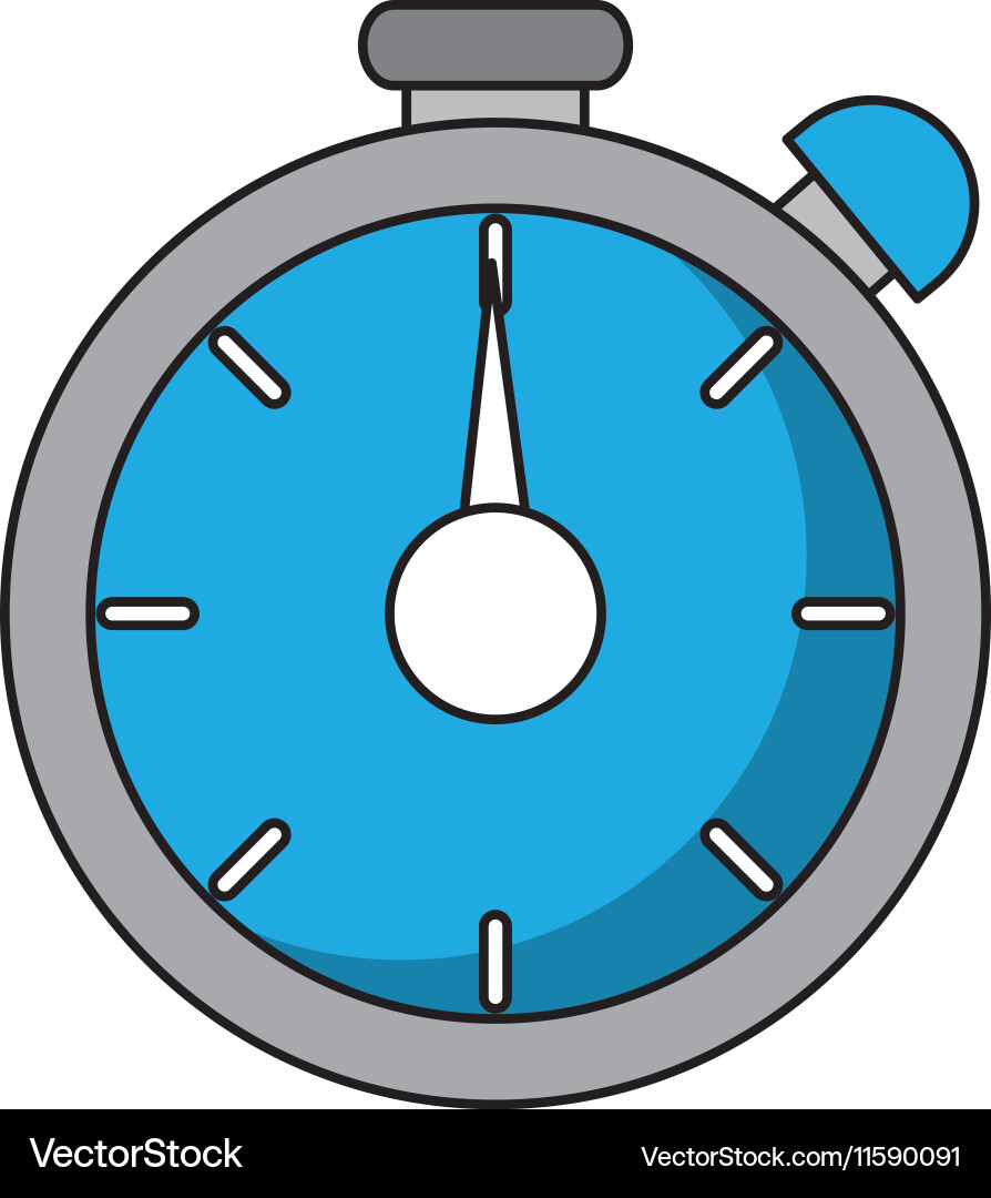 Isolated chronometer tool design Royalty Free Vector Image