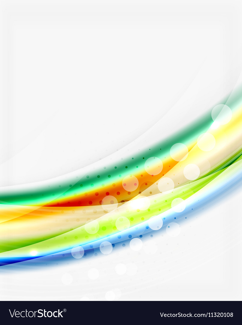 Translucent wave on white background Royalty Free Vector