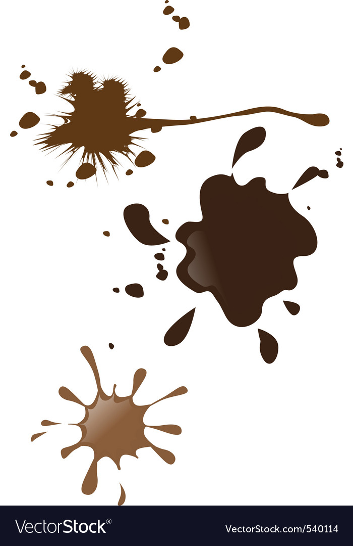 Mud splatter Royalty Free Vector Image - VectorStock