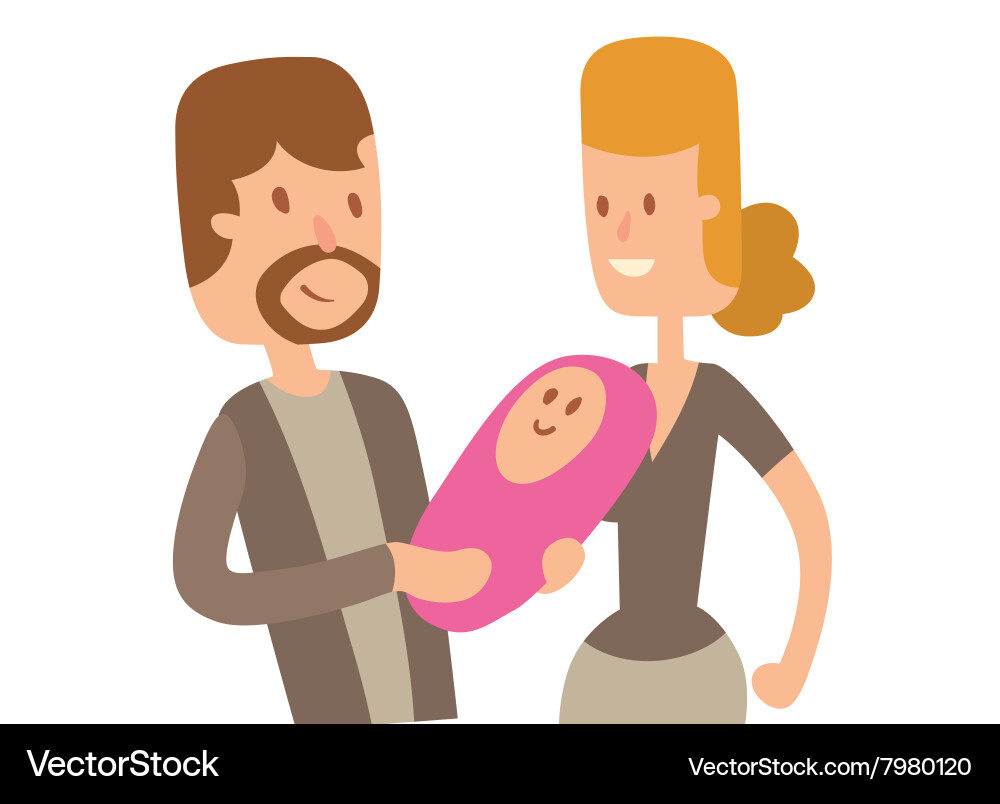 Family portrait Royalty Free Vector Image - VectorStock