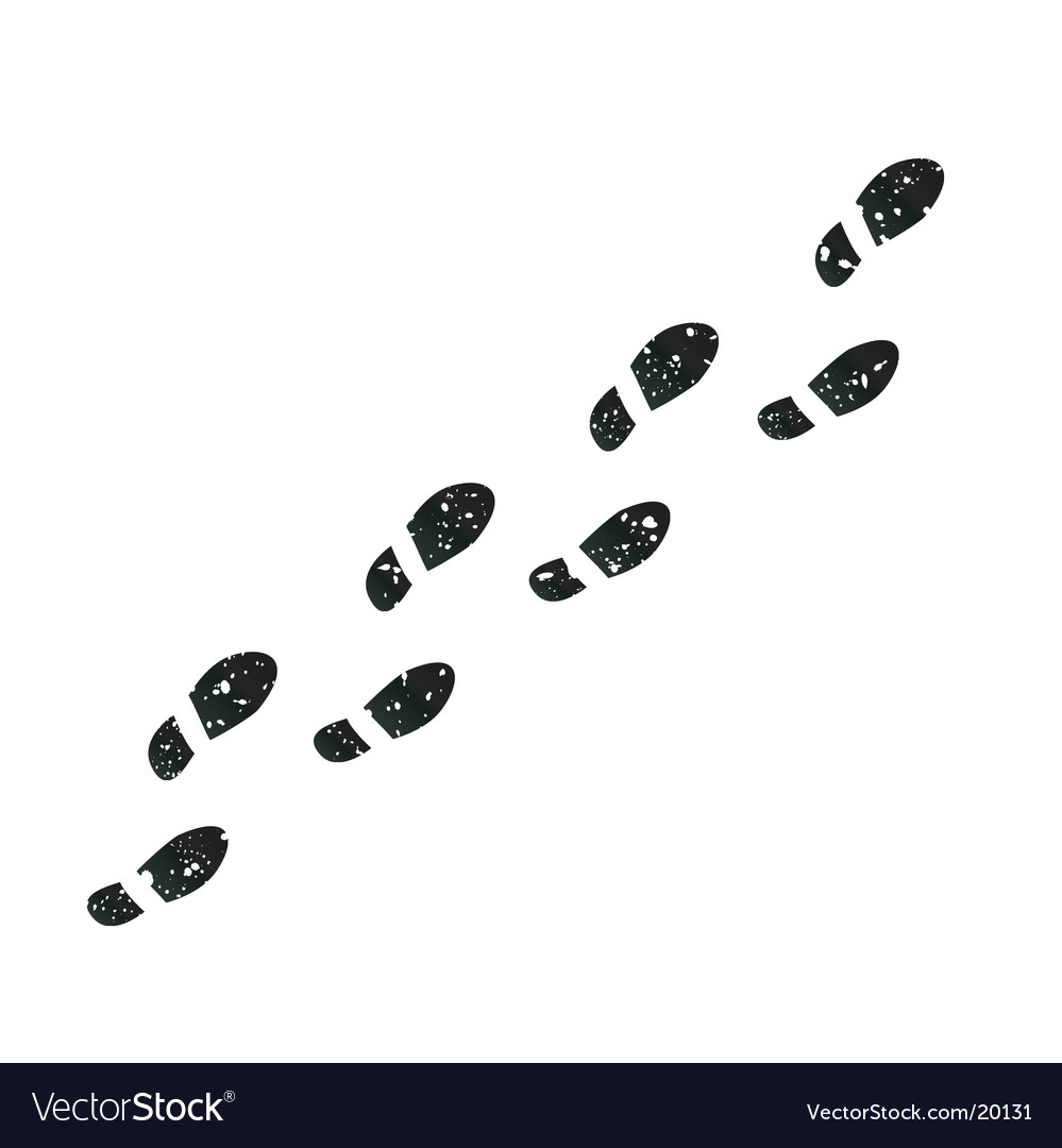 Footprints Royalty Free Vector Image - VectorStock