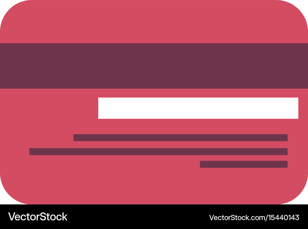 Bank money card Royalty Free Vector Image - VectorStock