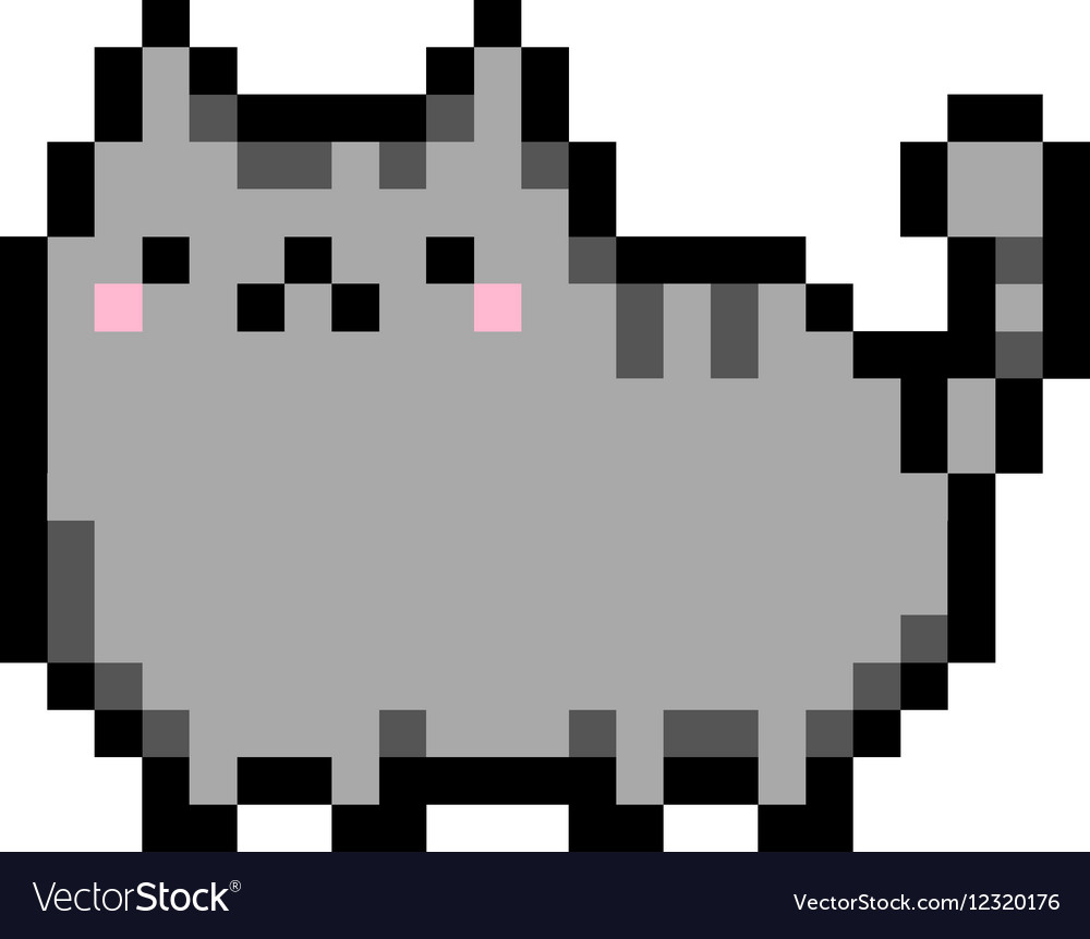 Kawaii Kitty Pixel Art Cute Cat Clipart 1141612 Pinclipart Porn Sex Picture