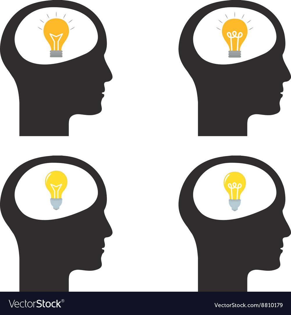 Lightbulb idea Royalty Free Vector Image - VectorStock