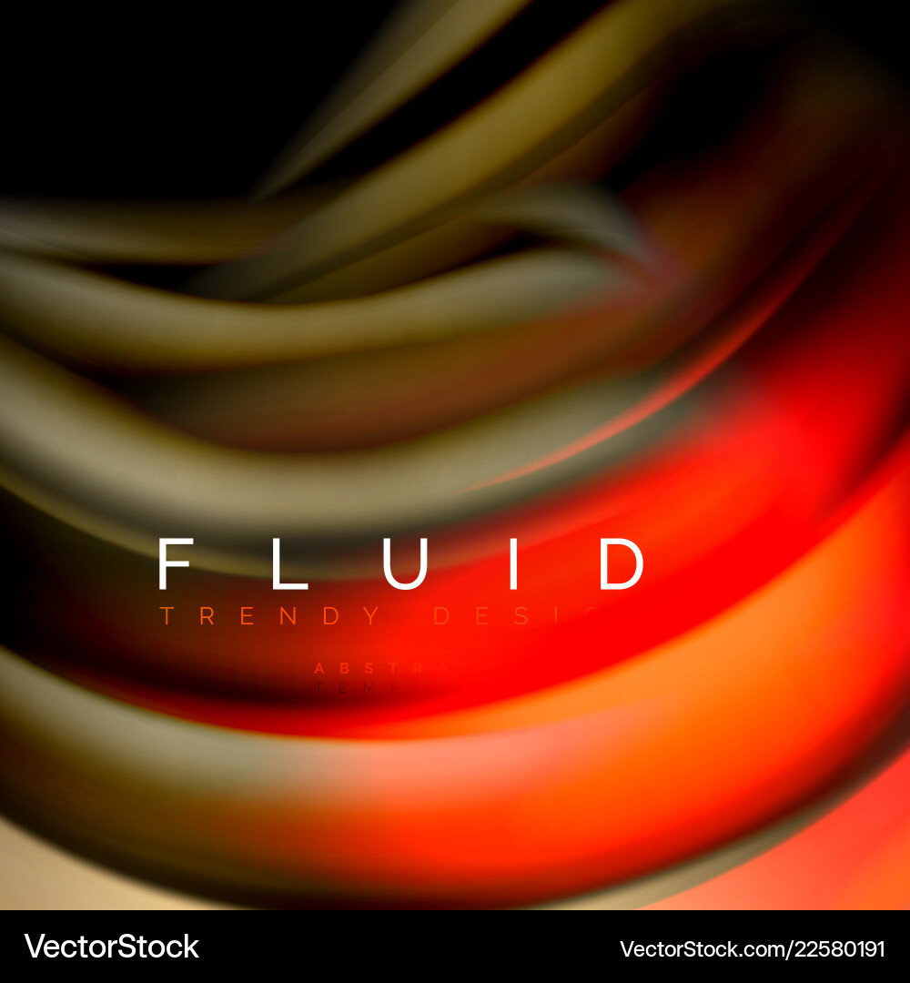 Background abstract - liquid color wave Royalty Free Vector