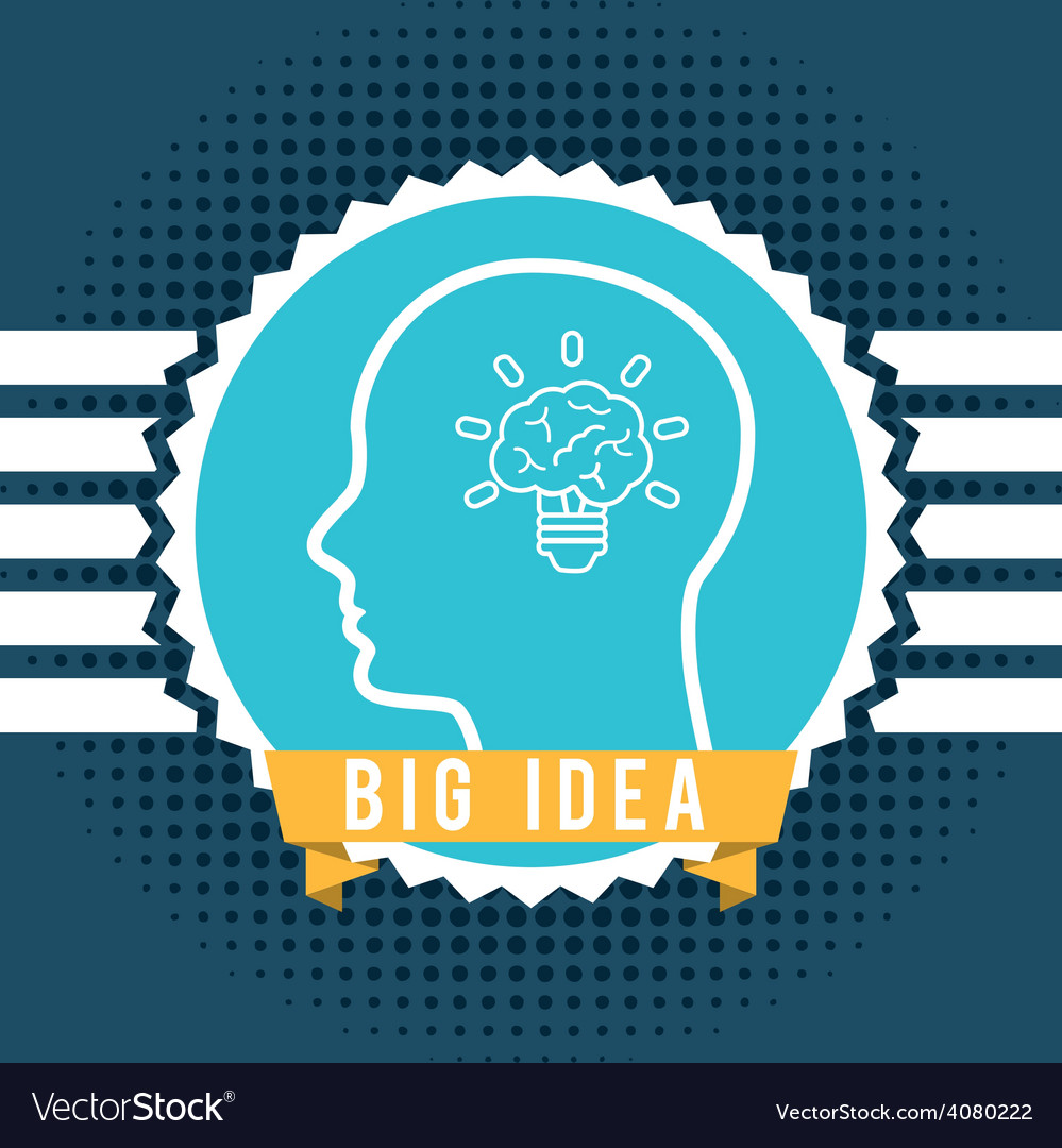 Big idea Royalty Free Vector Image - VectorStock