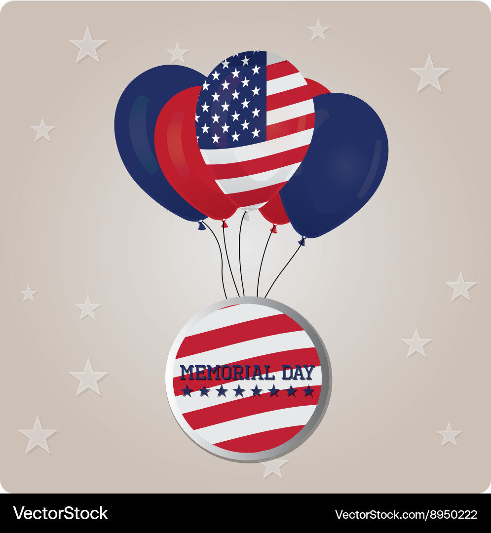 Memorial day Royalty Free Vector Image - VectorStock
