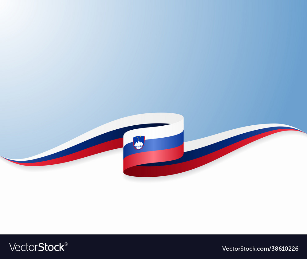 Slovenian flag wavy abstract background Royalty Free Vector Slovenian flag wavy abstract background Royalty Free Vector