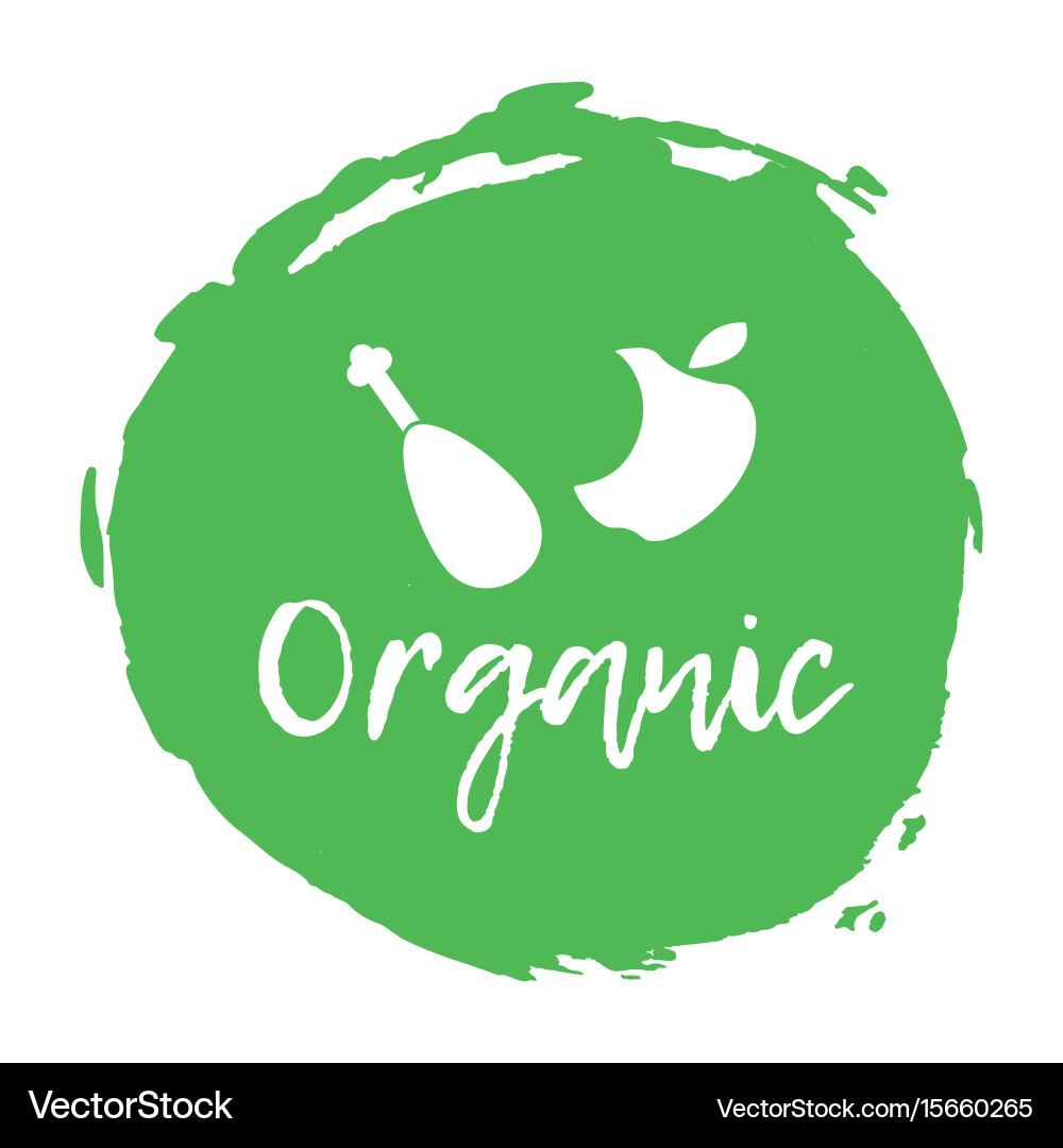 Recycling waste sorting icon - organic Royalty Free Vector