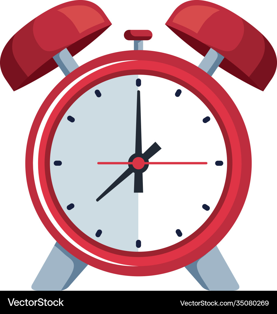 Isolated clock icon design Royalty Free Vector Image