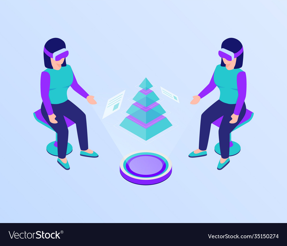 Data graph and chart report summary presented Vector Image
