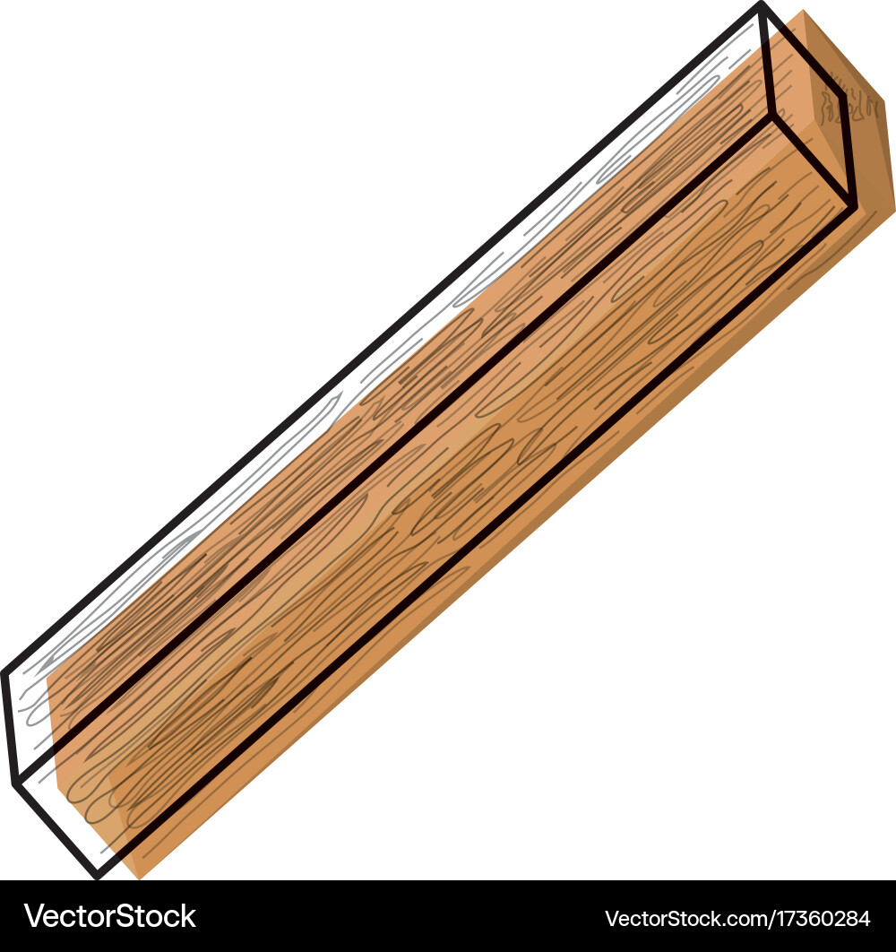 Wooden stick icon Royalty Free Vector Image - VectorStock