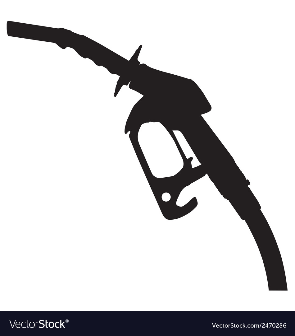 Gas pump nozzle Royalty Free Vector Image - VectorStock
