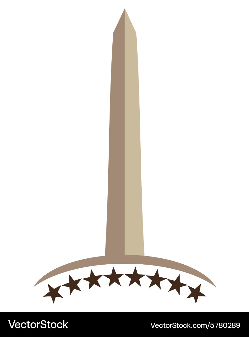 Washington Monument Royalty Free Vector Image - VectorStock