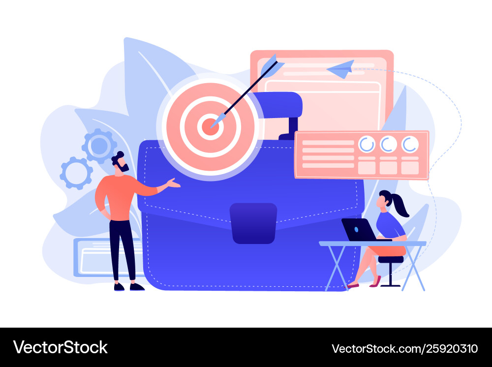 Business strategy concept Royalty Free Vector Image