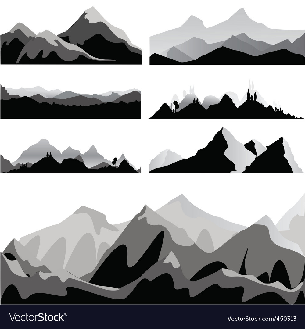 Mountain Royalty Free Vector Image - VectorStock