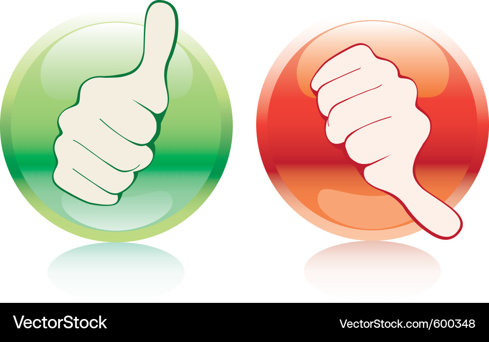Ok or no Royalty Free Vector Image - VectorStock