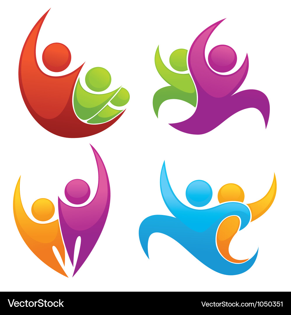 Leadership and victory symbols Royalty Free Vector Image