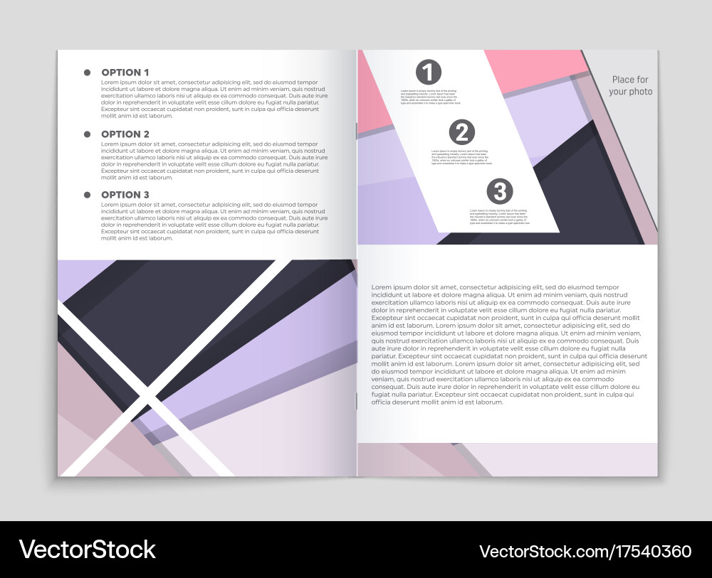 Abstract layout background set for art Royalty Free Vector