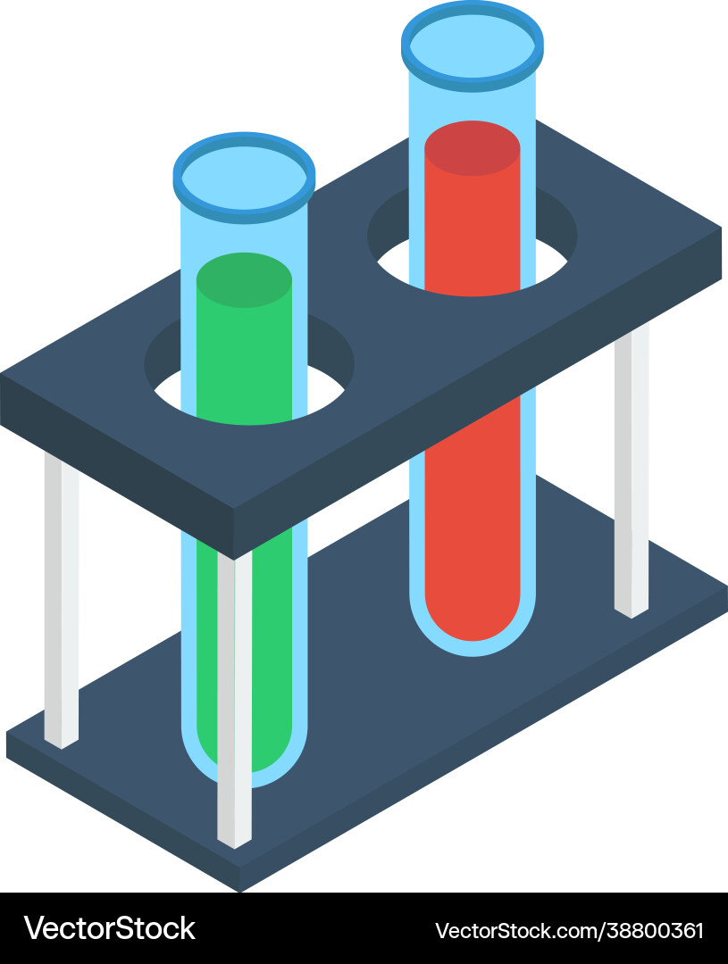 Test tube Royalty Free Vector Image - VectorStock