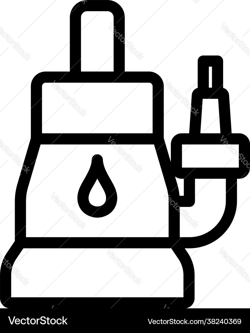 Submersible water pump icon Royalty Free Vector Image