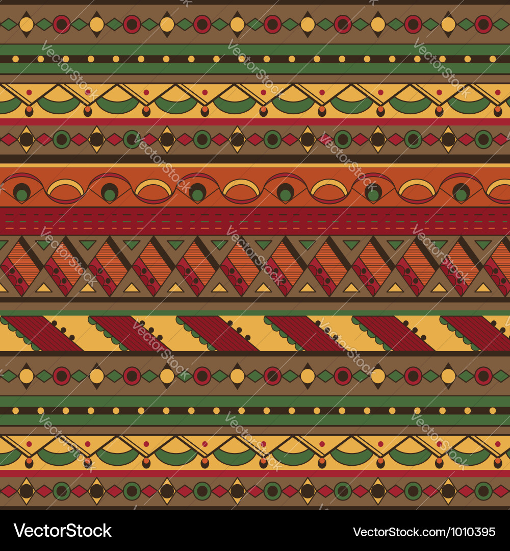 Seamless ethnic background Royalty Free Vector Image