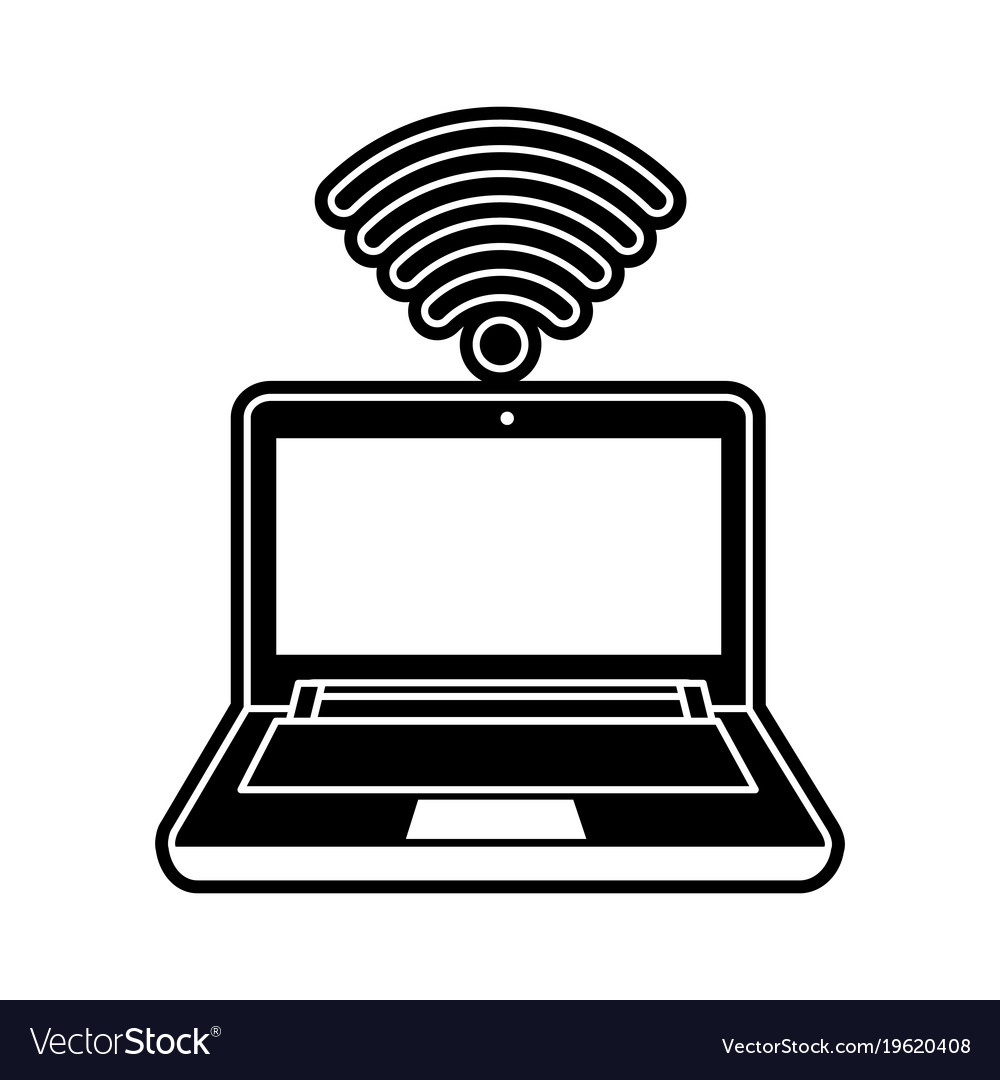 Isolated computer design Royalty Free Vector Image