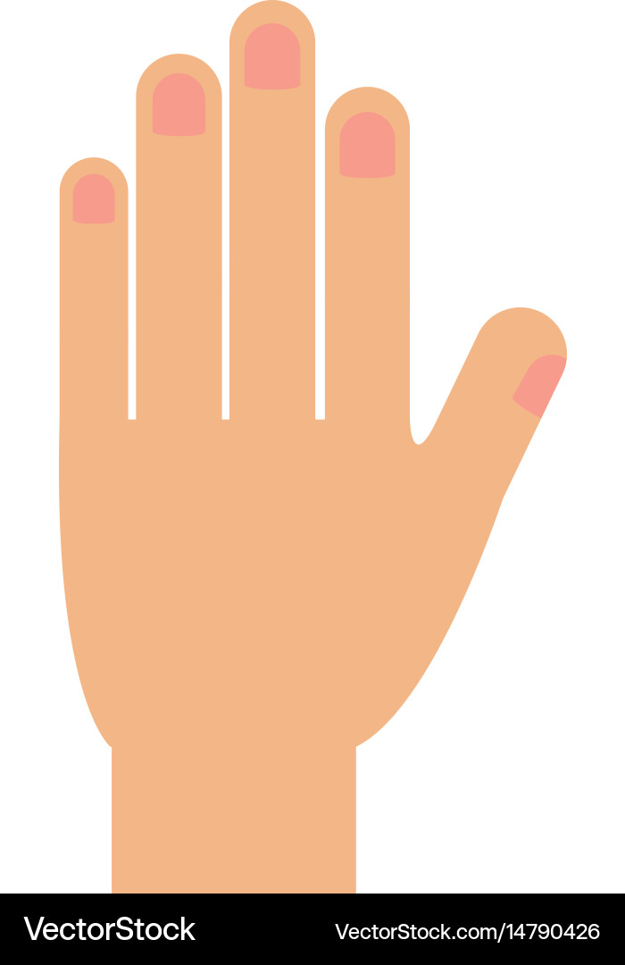 Human hand icon Royalty Free Vector Image - VectorStock