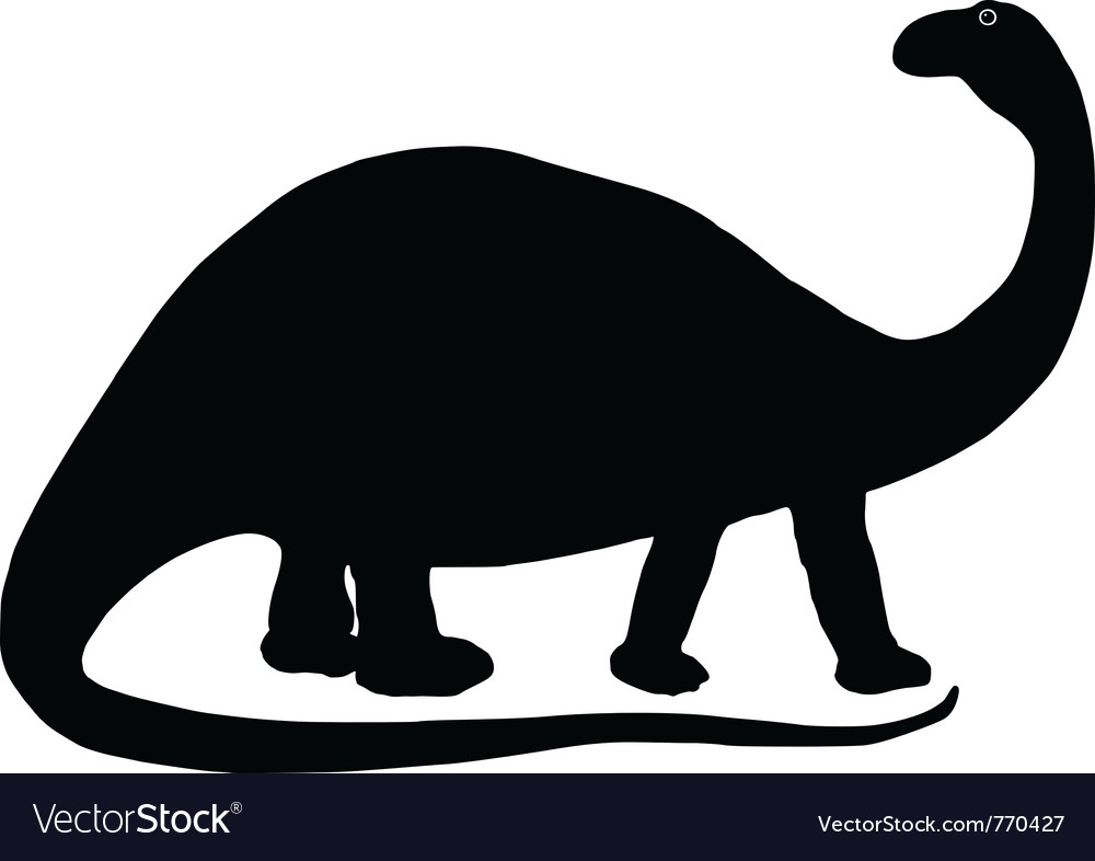 Brontosaurus Royalty Free Vector Image - VectorStock