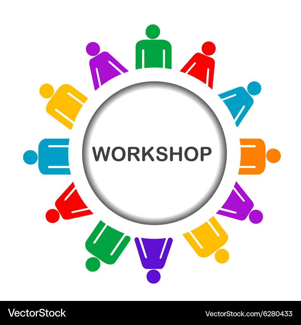 Workshop icon Royalty Free Vector Image - VectorStock