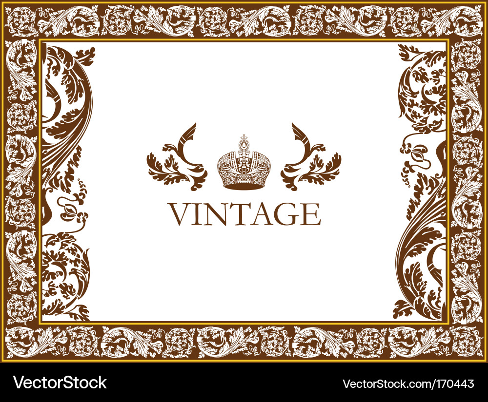 Gothic frame Royalty Free Vector Image - VectorStock