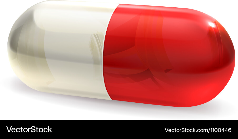 Capsule Royalty Free Vector Image - VectorStock