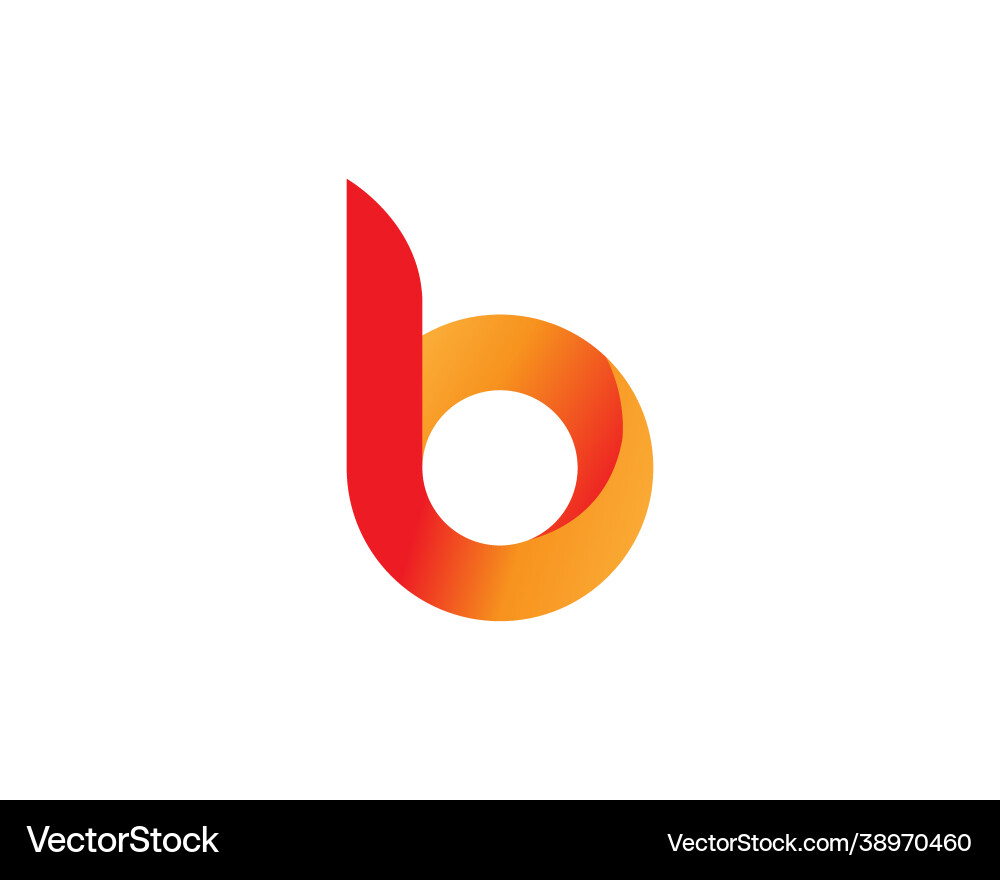 3d letter b logo Royalty Free Vector Image - VectorStock